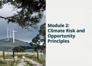 CROMP Module 2: Climate Risk and Opportunity Principles | Australian Public Service Academy